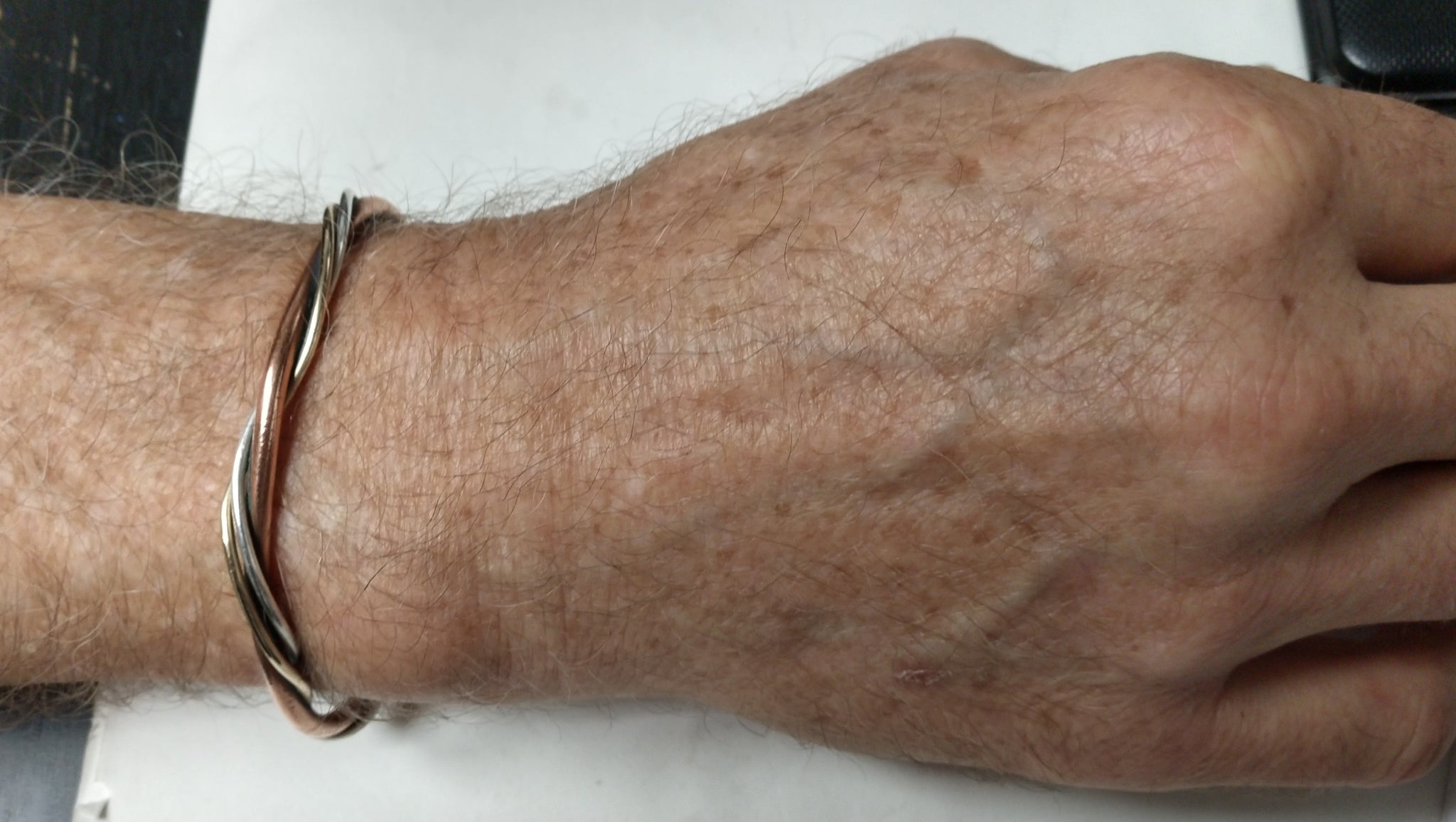 Gold, Silver and Copper Tri-Bracelet – Integrity Research Institute